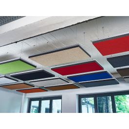 aixFOAM ceiling absorbers - sound insulation for every ceiling