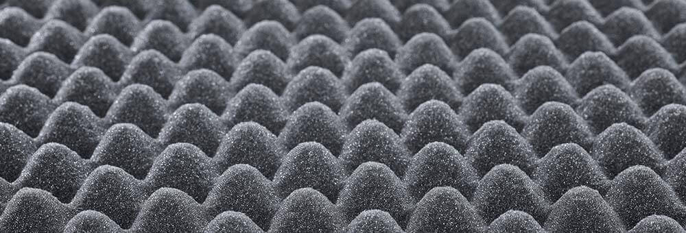 Acoustic foam - flexible and effective sound suppression